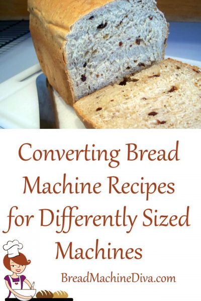 Converting Bread Machine Recipes for Differently Sized Machines | Bread ...